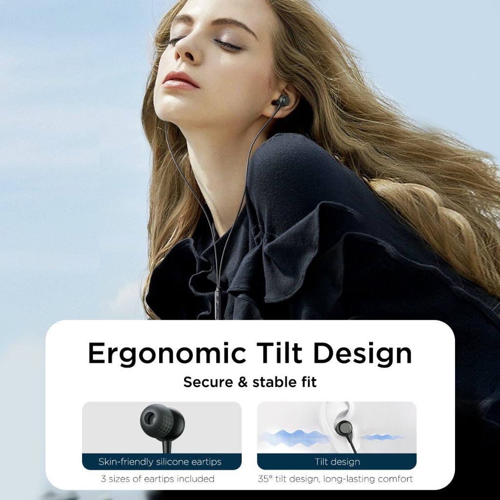 JOYROOM JR-EC06 TYPE-C Earphone 10mm Dynamic Driver 360° Spatial Audio Built in Microphone ...