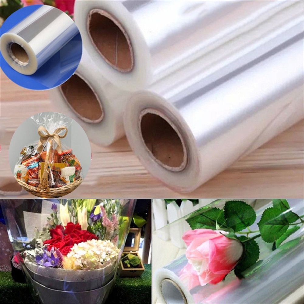 SHUKEYI DIY Fashion Gift Baskets Wrap Handmade Clear Wrapping Paper ...