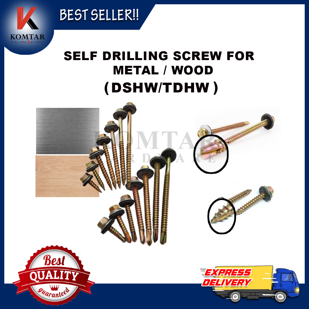 Self Drilling Screw For Wood / Metal / DS-HW / TD-HW Screw Besi Dan ...