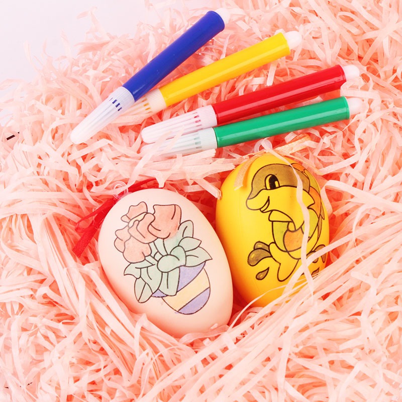 Coloring Eggs Art Class Students Kindergarten Children's DIY Coloring ...