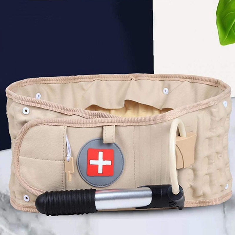 Back Decompression Belt Lumbar Support Back Waist Brace Spinal Traction ...