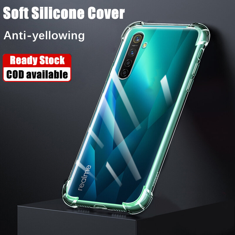 xipare for Realme XT Shock Absorbing Ultra Clear Jelly Case Soft ...