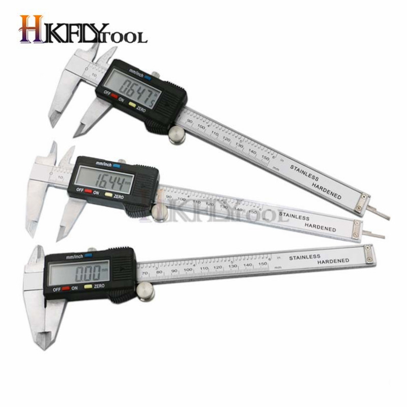 NEW 【Too much love!】0-100mm 4inch stainless steel digital vernier ...