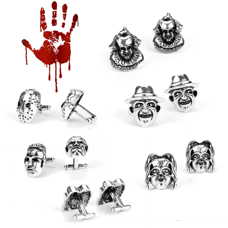 【Exclusive Discount】Horror Movie Cufflinks Chucky Stephen Kings IT Wise ...