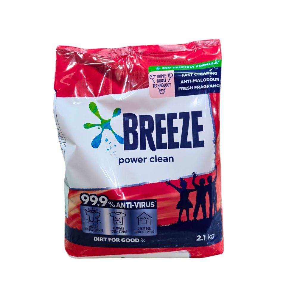 Breeze Powder Power Clean 2.1kg | Lazada