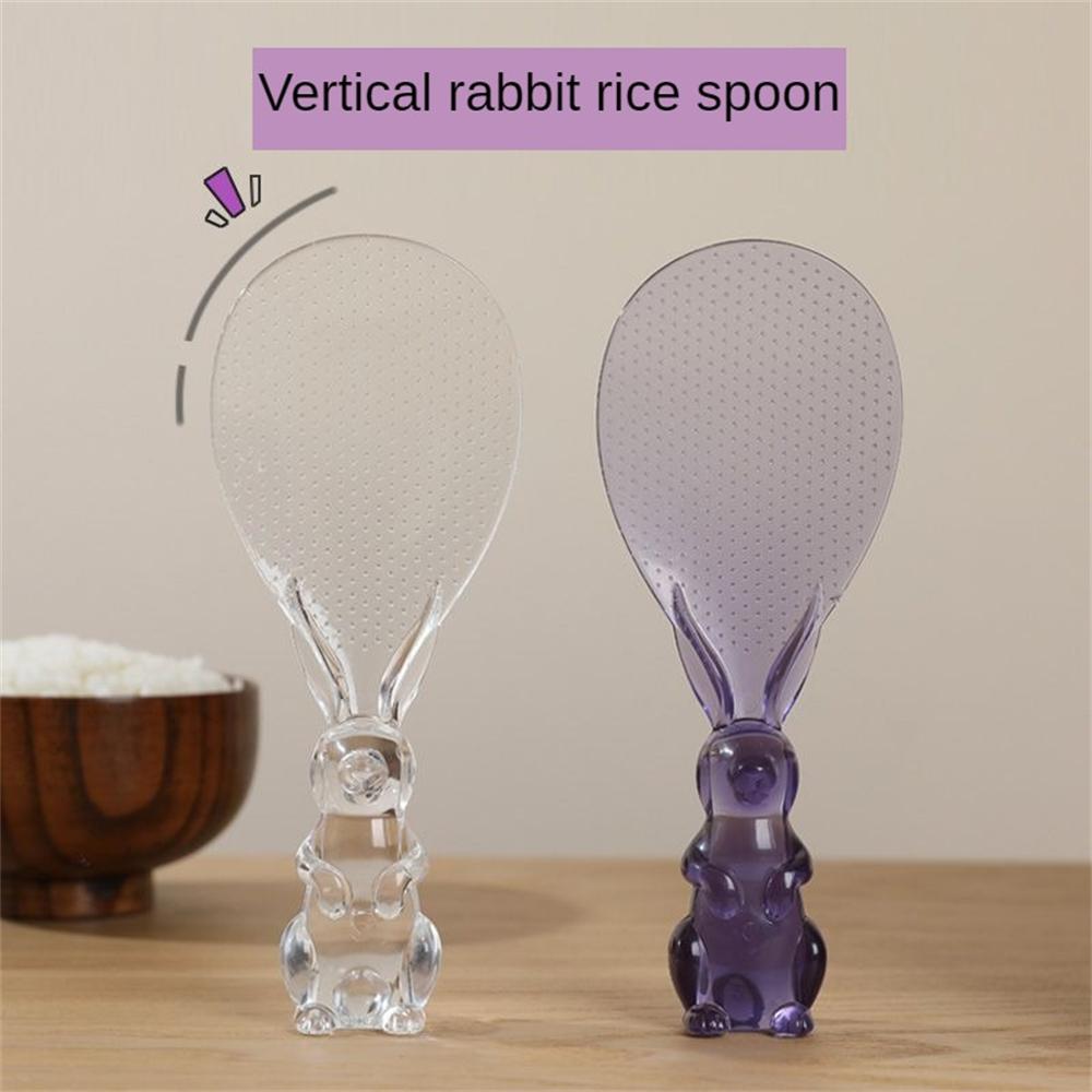 Little Rabbit Vertical Non-stick Rice Spoon Household Rice Spoon Korean ...