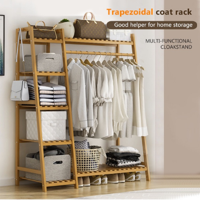 multi-functional cabinet clothes hanger landing bedroom clothes rack ...