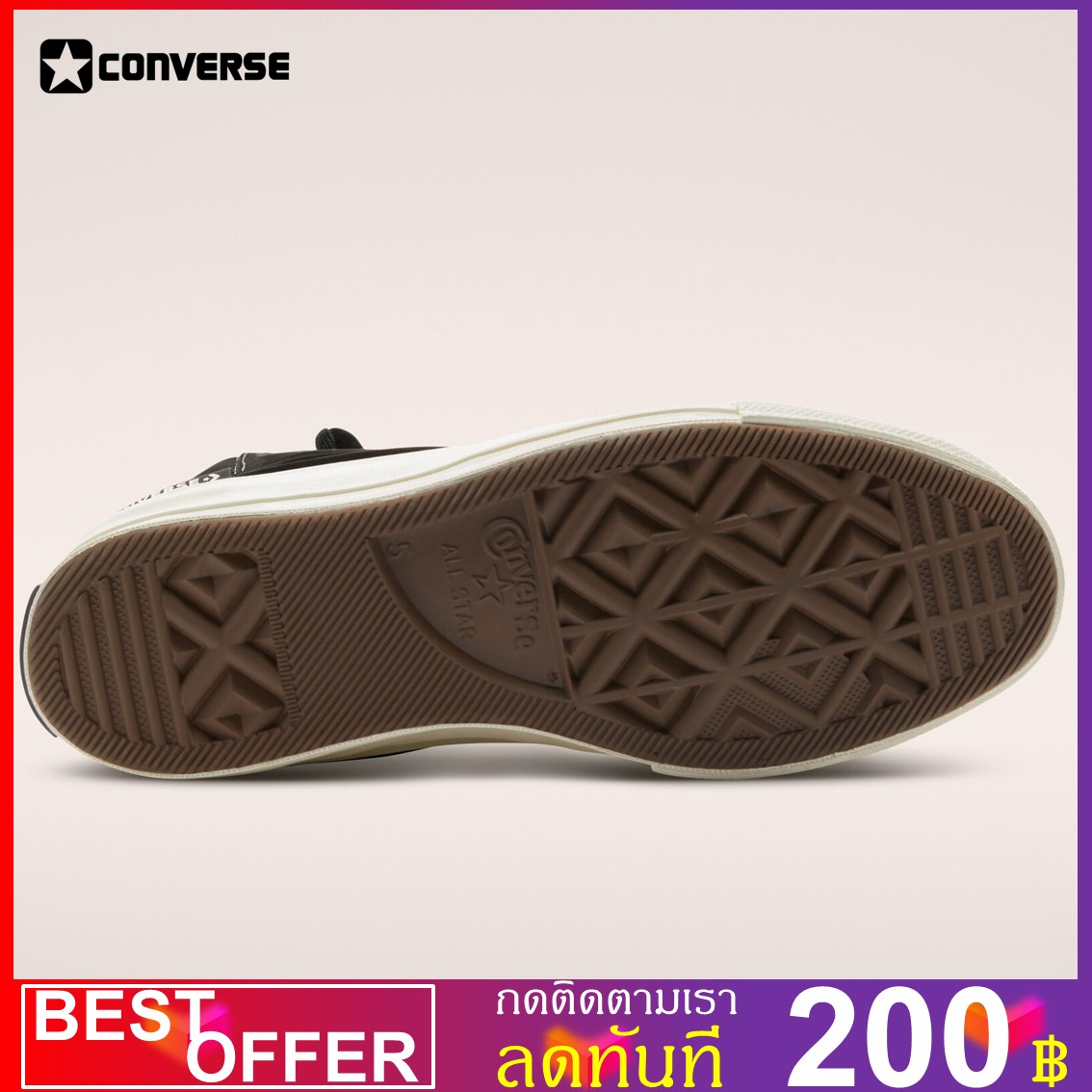 [[ ลิขสิทธิ์ ]] Converse Black Anodized Metals Chuck 70 Padded High ...