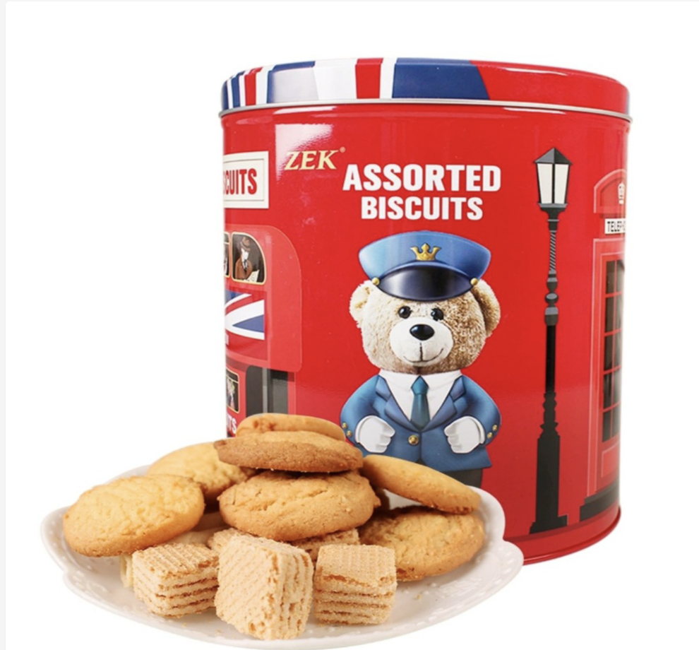 330gm ZEK Assorted Biscuits (Limited Edition Teddy Bear Tin) | Lazada ...