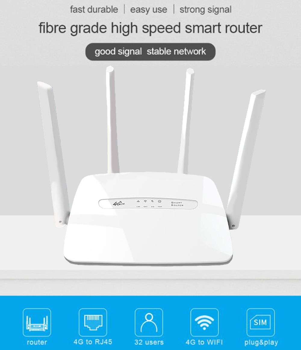 เราเตอร์ Wifi 4G LTE ตัวปล่อยwifi ซิม Wifi Router Unlimited Data ...