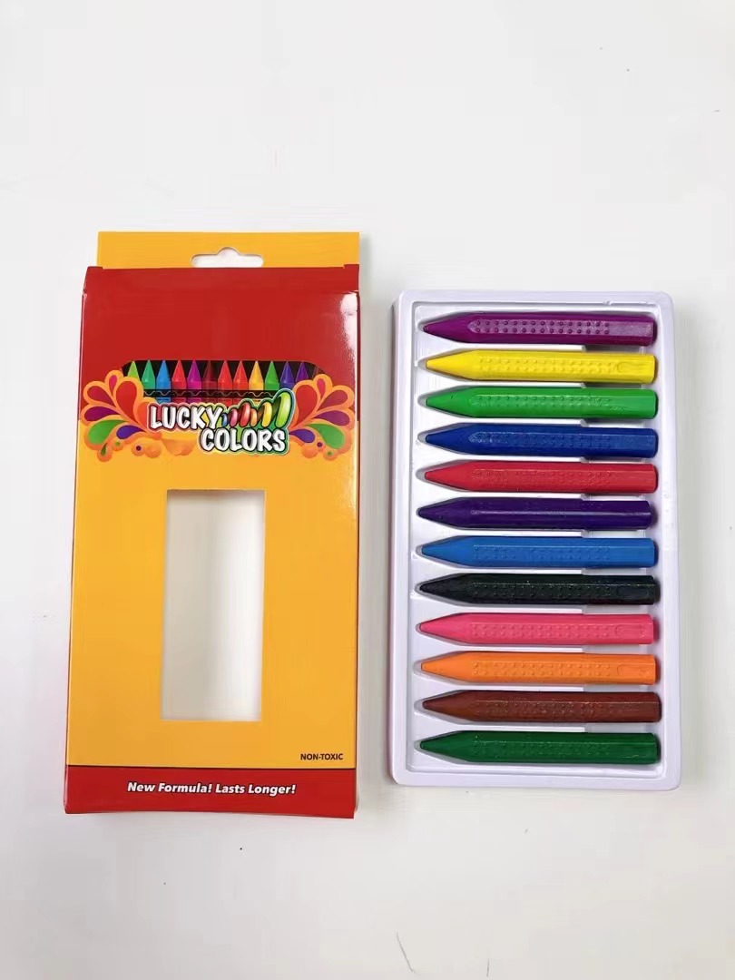 【Toy life hall】Wax Crayon not Dirty Hands Washable Crayons Drawing ...