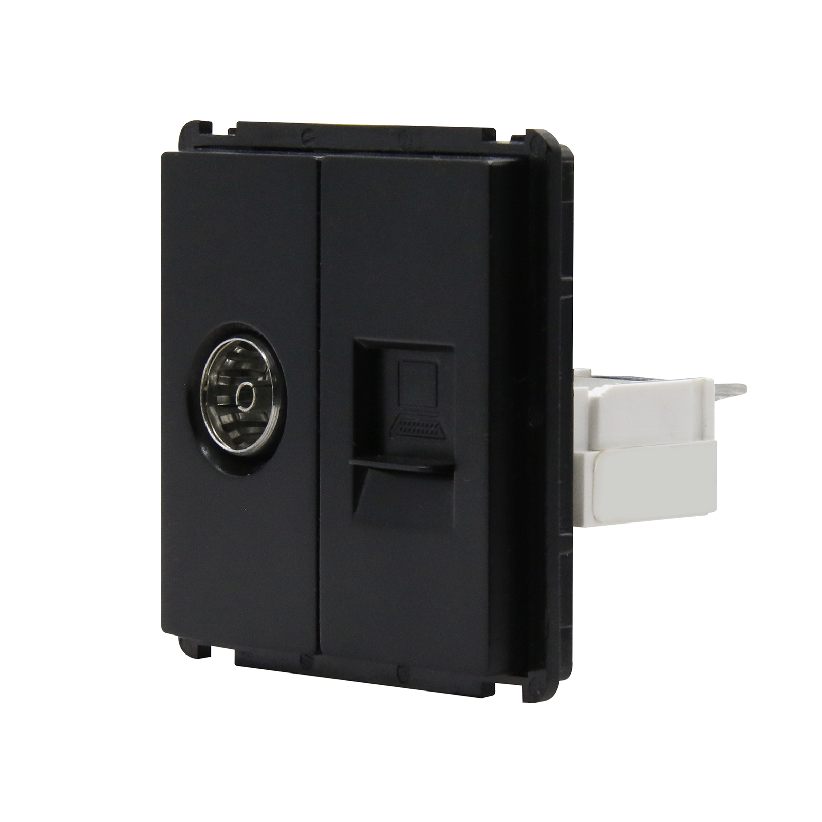 BSEED Single TV CAT5 Internet Socket Double EU Power Socket Triple With ...