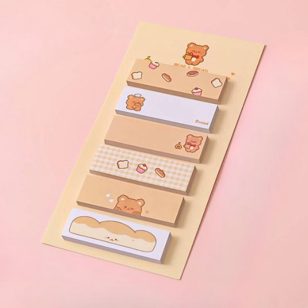 Sticky Notes Lucu 6IN1 Tempelan Kertas Catatan 120 Lembar Notes Kertas ...