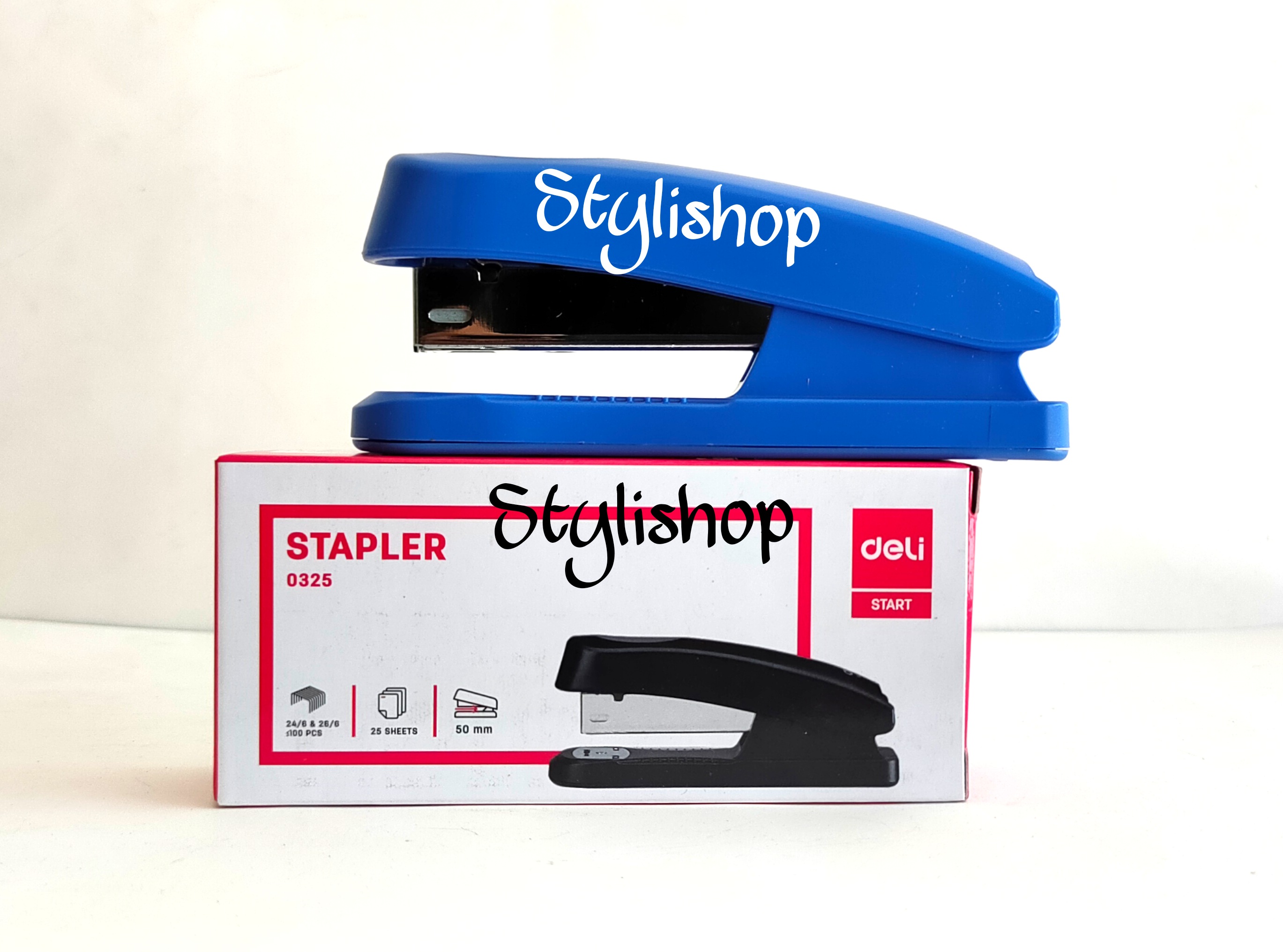 Deli Stapler E0325 No 24/6 dan 26/6, Alat Staples Tanggung | Lazada ...
