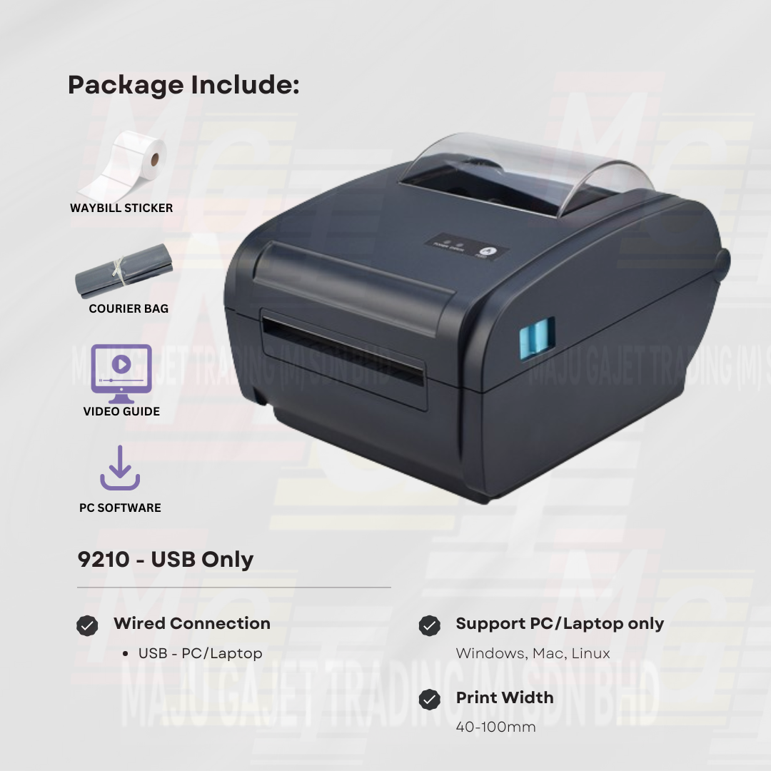 AirWaybill Thermal Printer A6 Bluetooth Waybill Barcode Sticker AWB ...