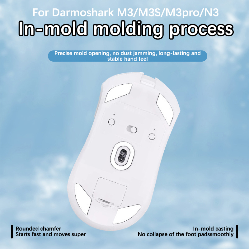 Mouse Foot Sticker For Darmoshark M3/M3S/M3 Pro/N3 Gaming Mouse Non ...