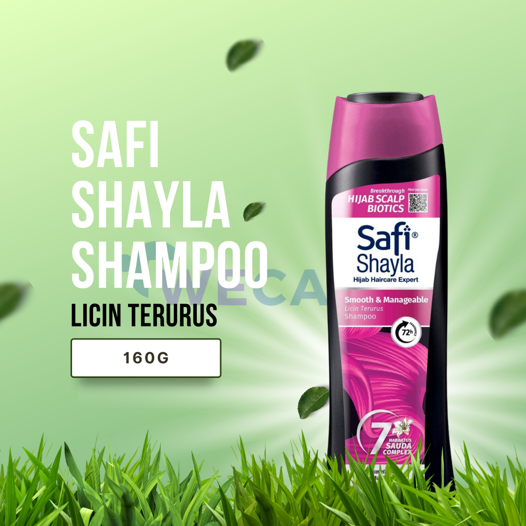 Safi Shayla Shampoo Wanita Bertudung (160g) - 8 Variants | We Care | Lazada