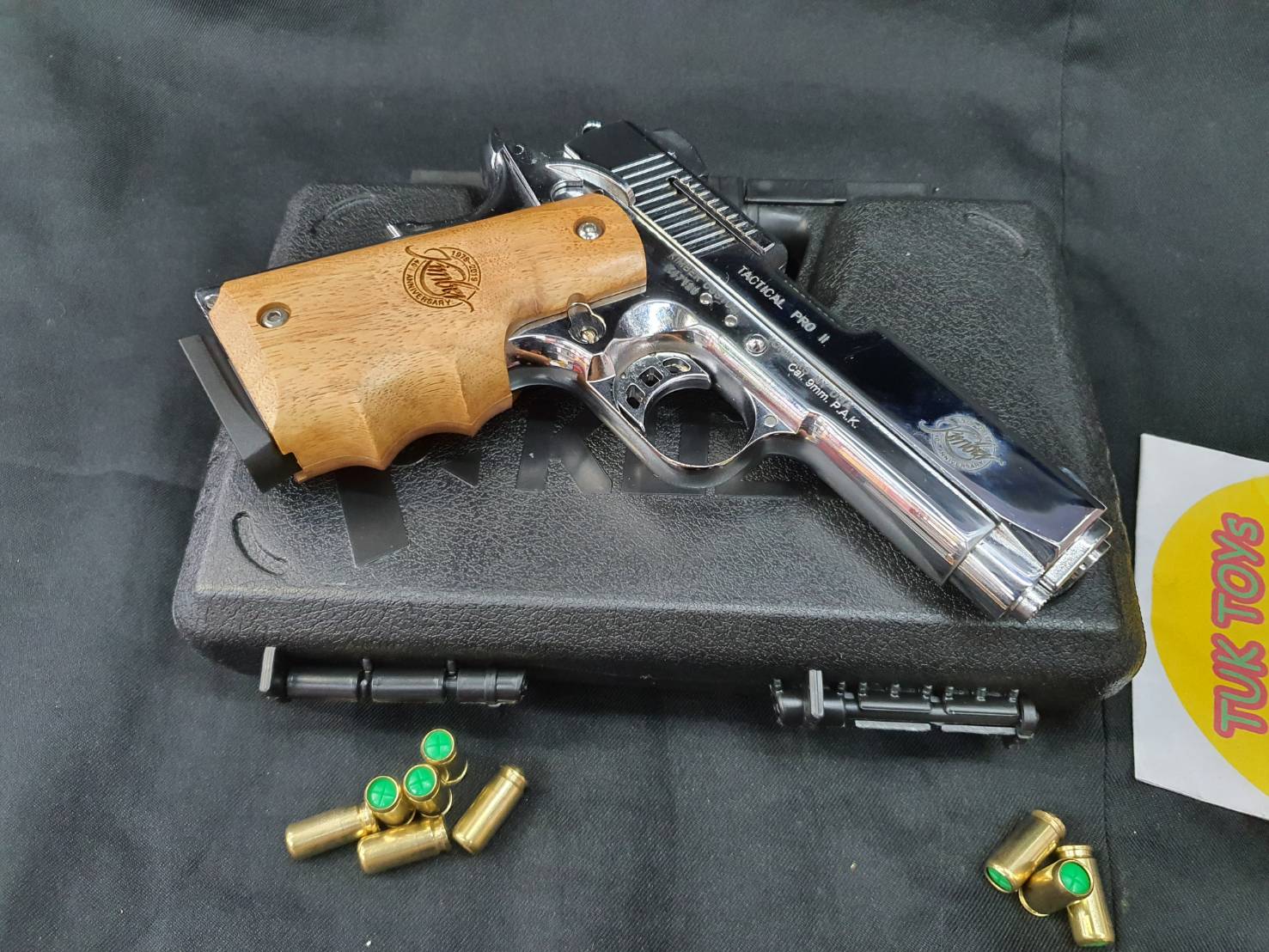 แบงค์ KUZEY 911 KIMBER PRO CARRY ii 9mm.P.A.K. 4 นิ้ว เงินเงา ไม้ร่อง ...