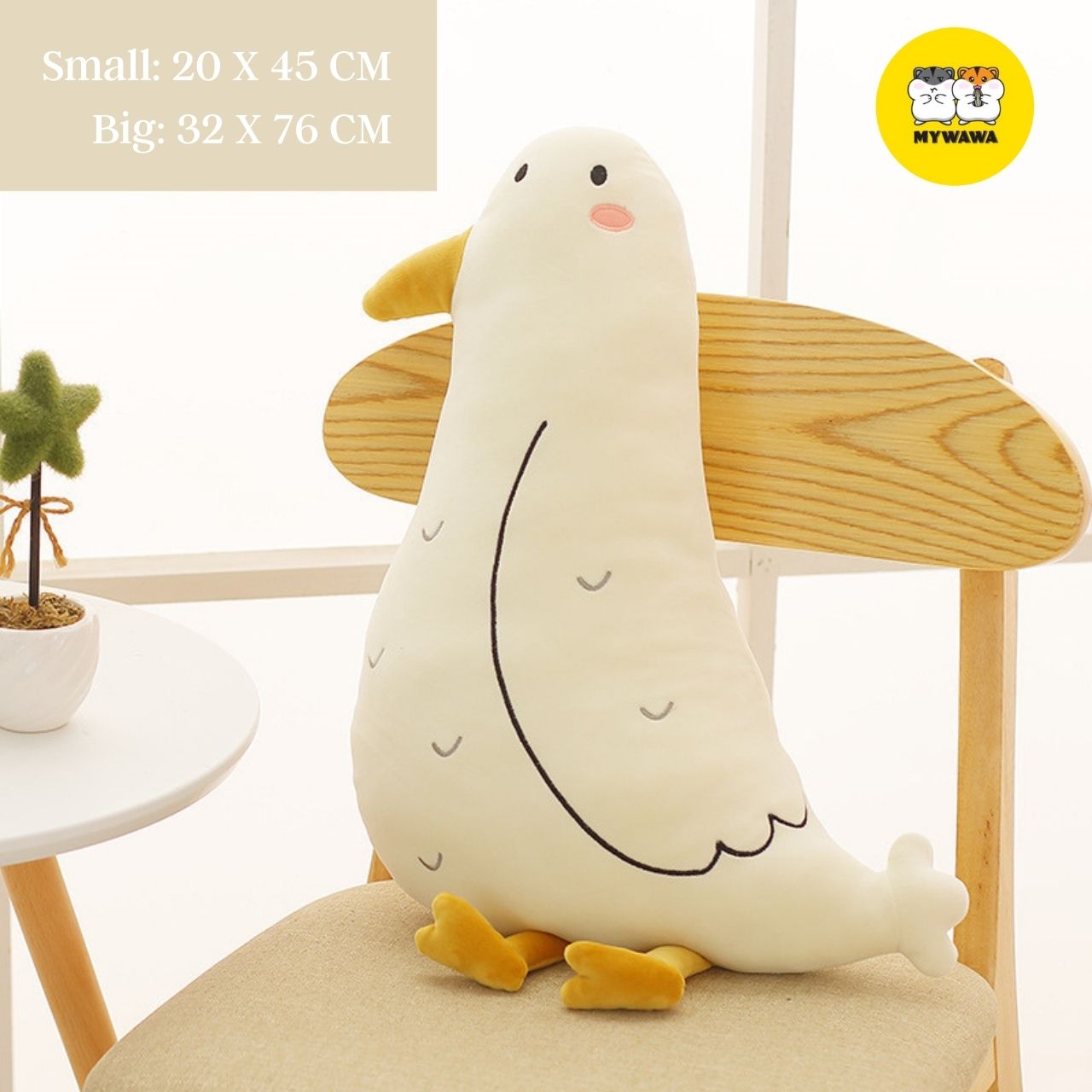3D Lazy Bear Seagull Whale Soft Stuffed Toys Plushy Birthday Present ...
