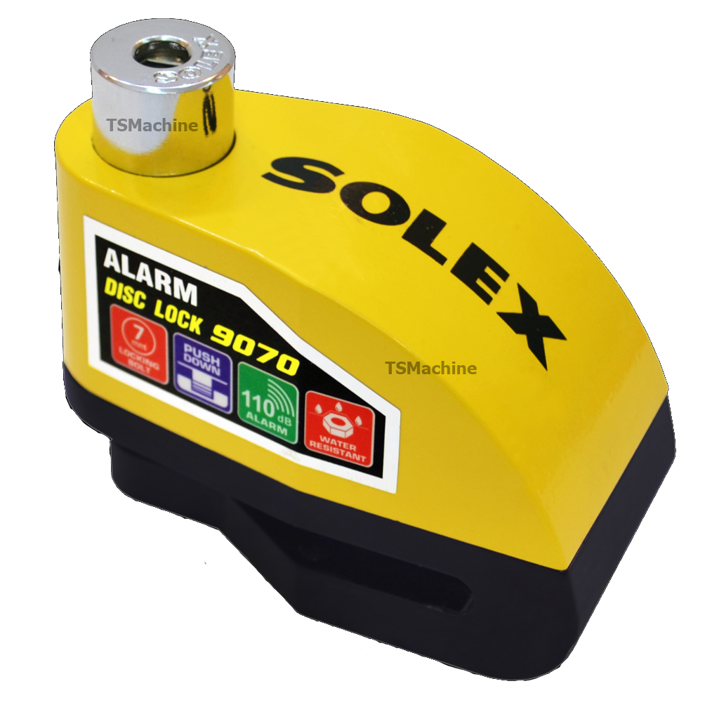 SOLEX 9070 ล็อคดิสมอเตอร์ไซค์ แบบมีเสียงเตือนภัย Alarm Disc Lock ...