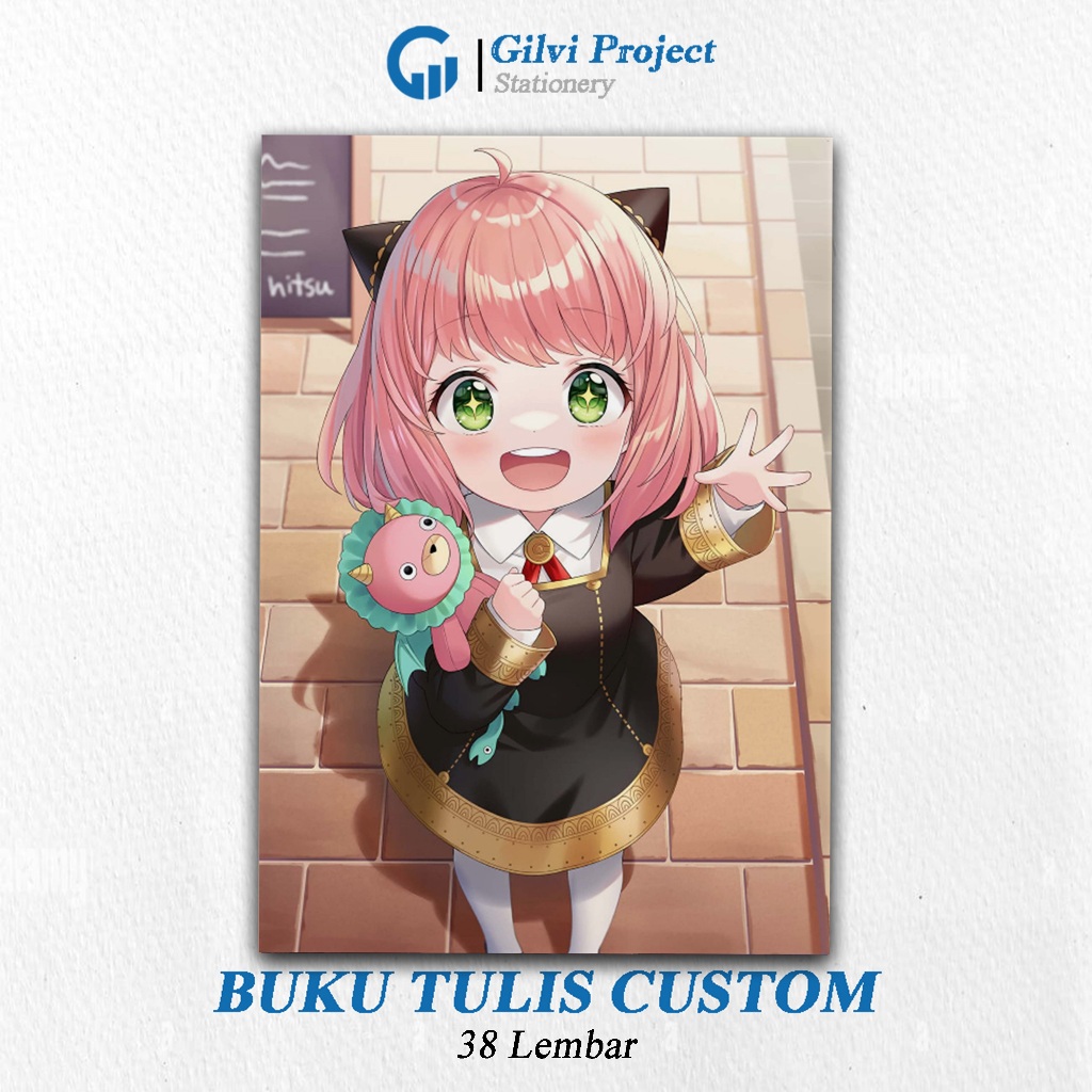 Buku Tulis Anya Spy X Family / Buku Tulis Sekolah / Buku Tulis Catatan ...