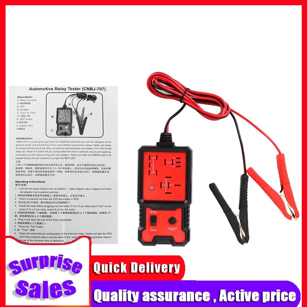 LED Indicator Light Voltage Tester Car Battery Checker Car Relay Tester ...