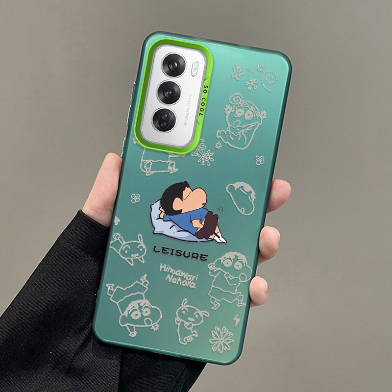 realme C75 C 65 C75 Leisure Crayon Shin-chan Colored Silver Case ...