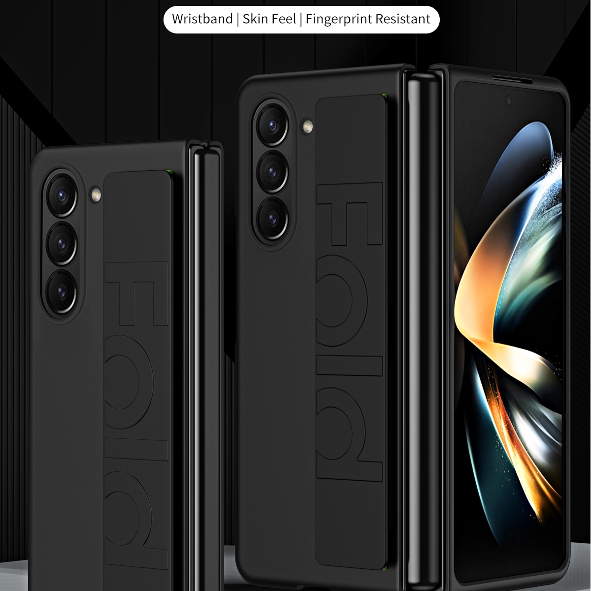 For Samsung Galaxy Z Fold 6 5 Case Shockproof Elastic Wrist Strap ...