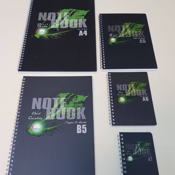 BENCHMARK Standard Finepap BEST QUALITY A4 WIRE O NOTE BOOK 70GSM 50 ...