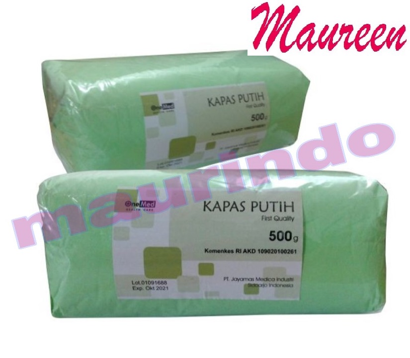 Kapas Putih Pembalut 500 Gram Onemed Kapas Gulung 500 Gram | Lazada ...