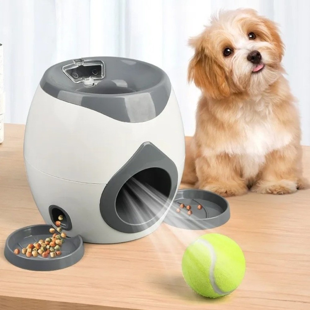 Slow Food Toys 2 in Pet Feeding Machine Automatic Interactive Toy ...
