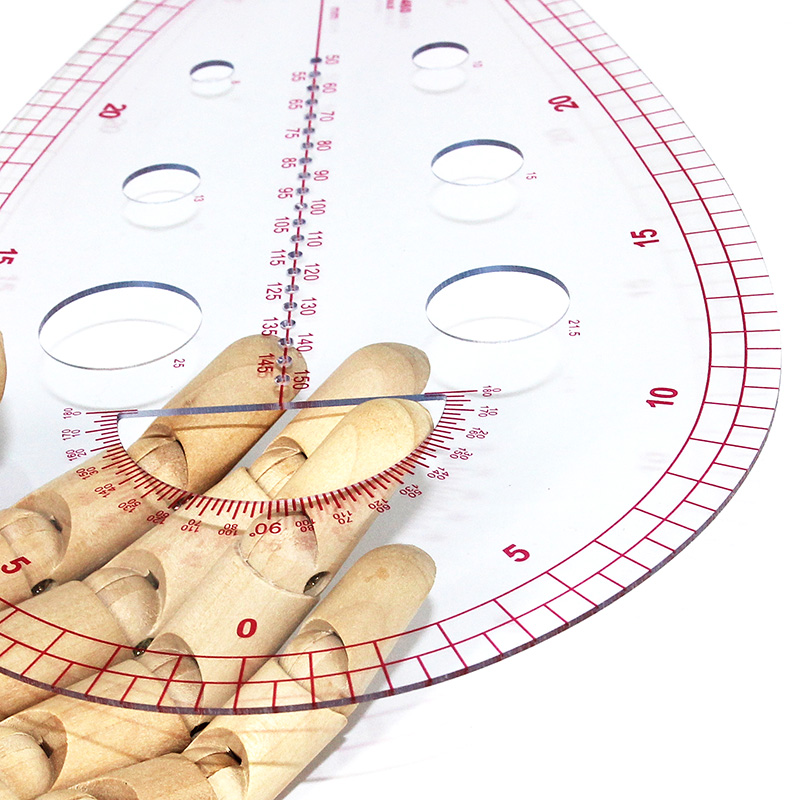 【EliteEssence123】type Radian ruler multi-function type curve Armhole ...