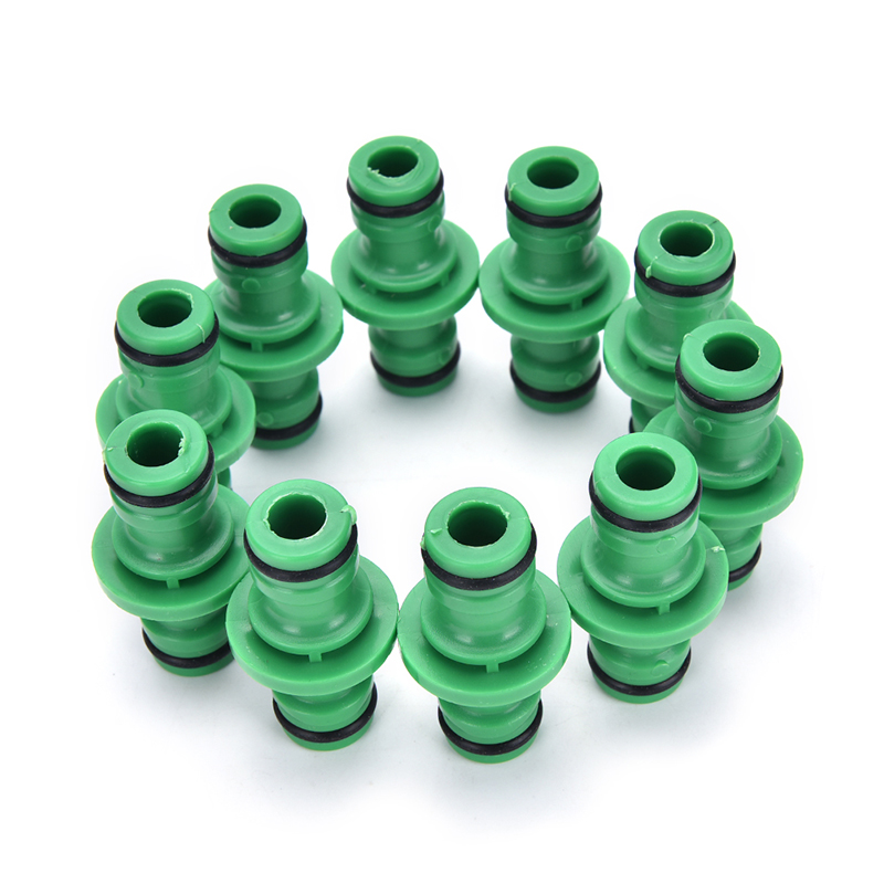 2 Way Water Hose Pipe Tube Plumbing Connector Couplers Joiner Plastic ...