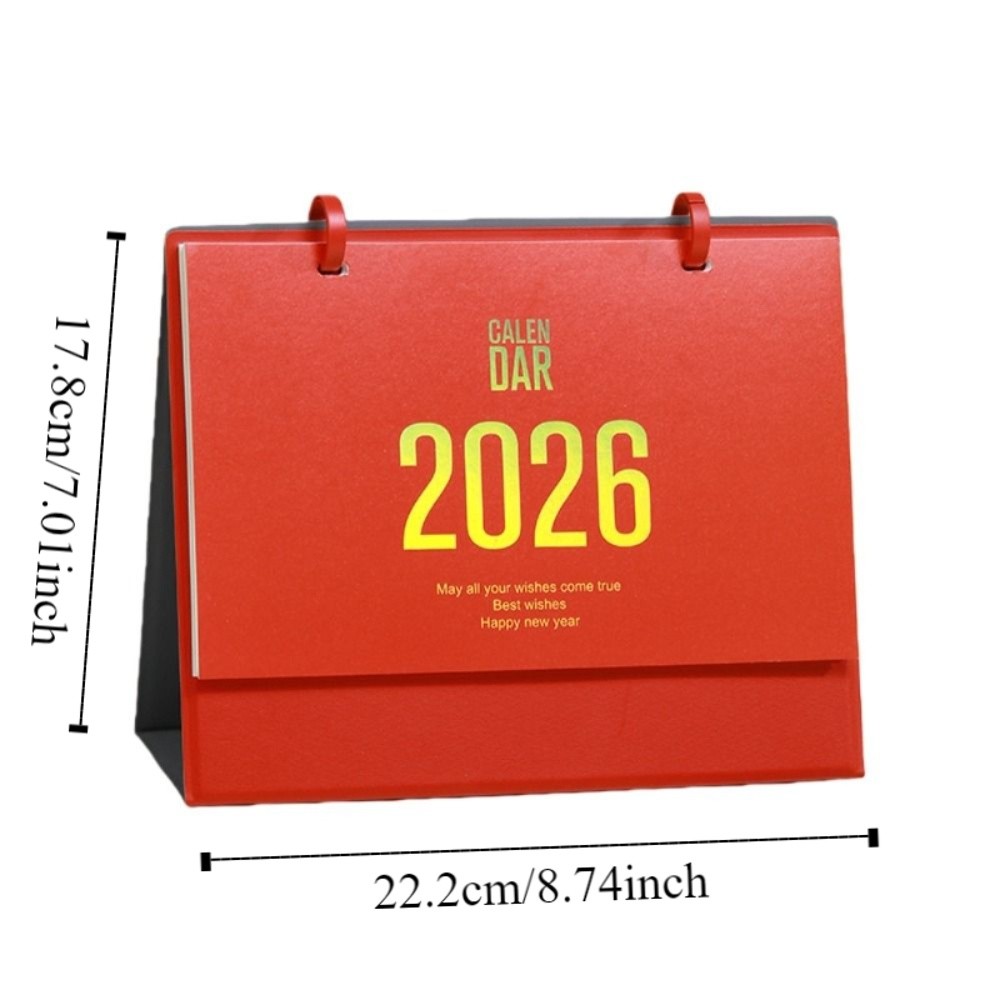 Kid Gift Chinese Style 2026 Desk Calendar Month Date Display Solid ...