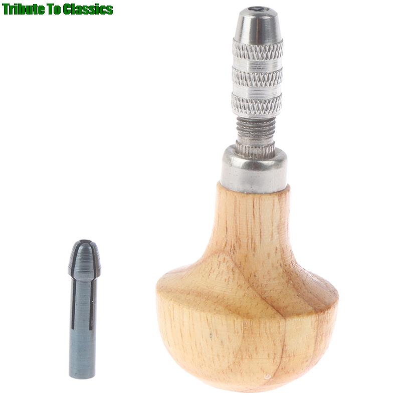 Jewelers Pin Vise Vice Wooden Handle Twisting Wire Wrapping Collet ...