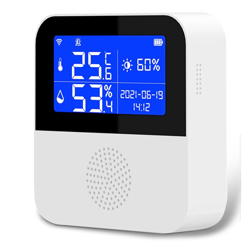 Smart Hygrometer, WiFi Temperature and Humidity Monitor with 2.9 Inch ...