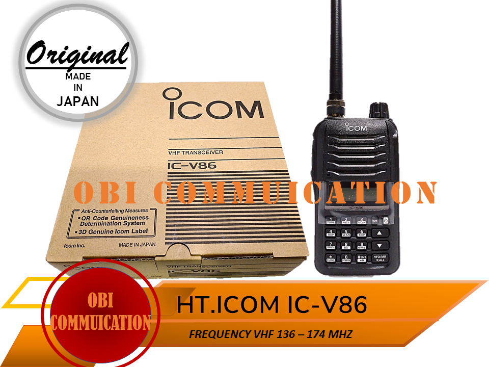 HT ICOM IC-V86 POWER 7WATT ORIGINAL JAPAN | Lazada Indonesia