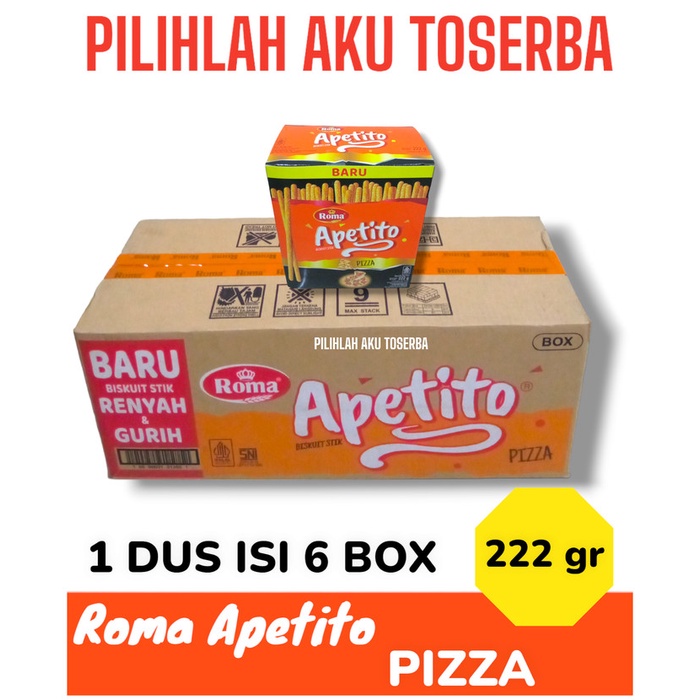 Biskuit Roma APETITO PIZZA Box - ( HARGA 1 DUS ) | Lazada Indonesia
