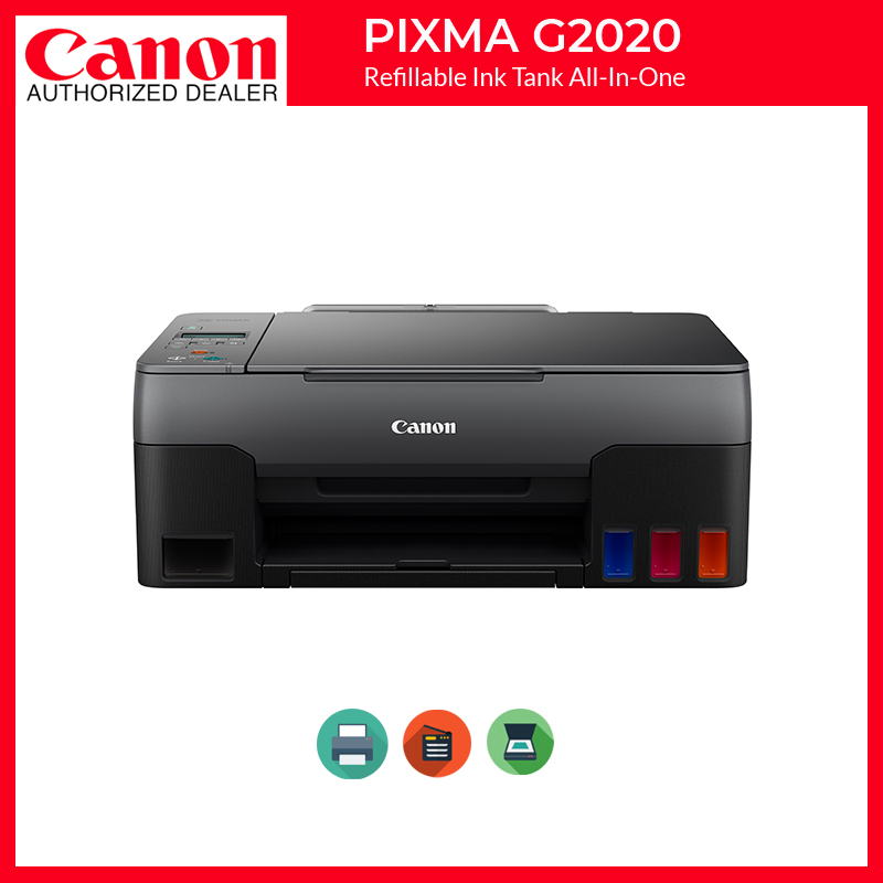 Canon Pixma G2020 Printer Scanner Copier or Xerox with CISS Built In ...
