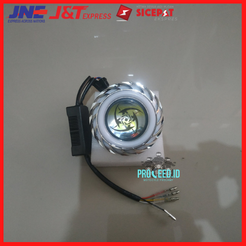 Lampu Utama LED Proji Hi Low Motor Gen 2 Sharingan Nanas Spiral AE DE ...