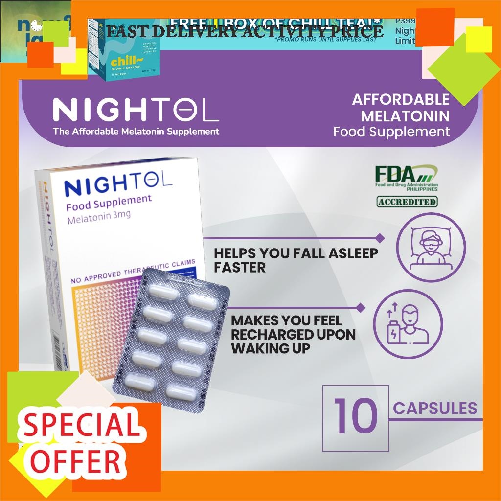Special offer 】 [ For Natural Sleep ] Nightol Pure 3mg Melatonin ...