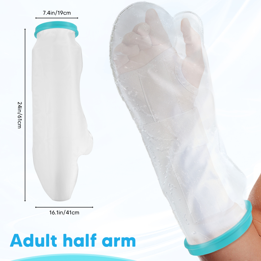 💗Cast Cover Arm for Shower💗Reusable Waterproof Cast Protector for Adult ...