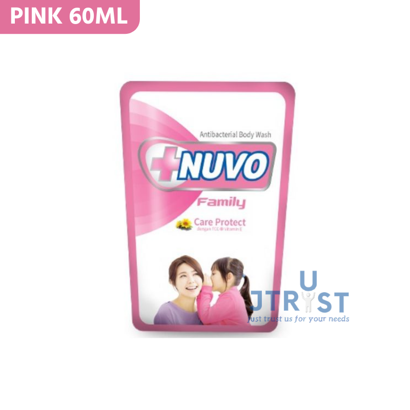Nuvo Liquid Soap Sabun Cair Family & Active 60ml | Lazada Indonesia