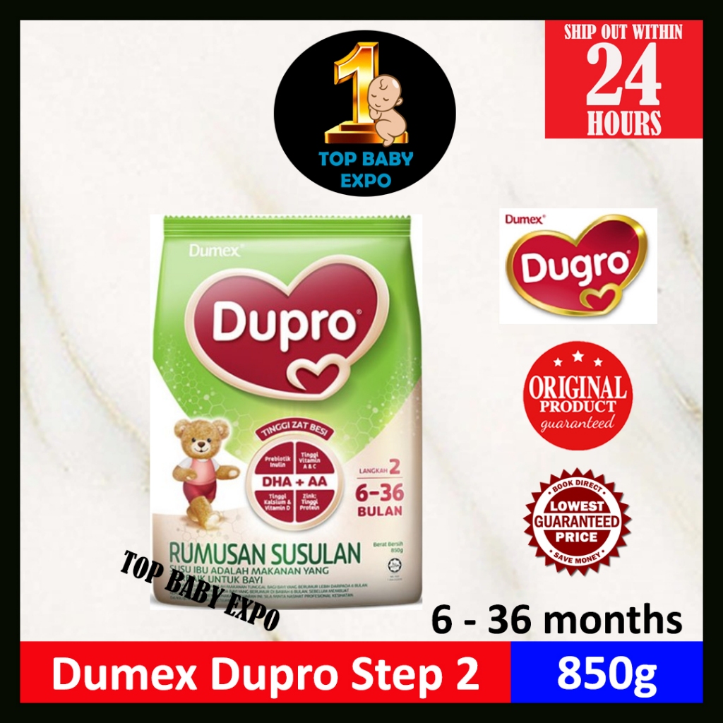 ♣Dumex Dupro Step 2 (850g) Exp 082025 | Lazada