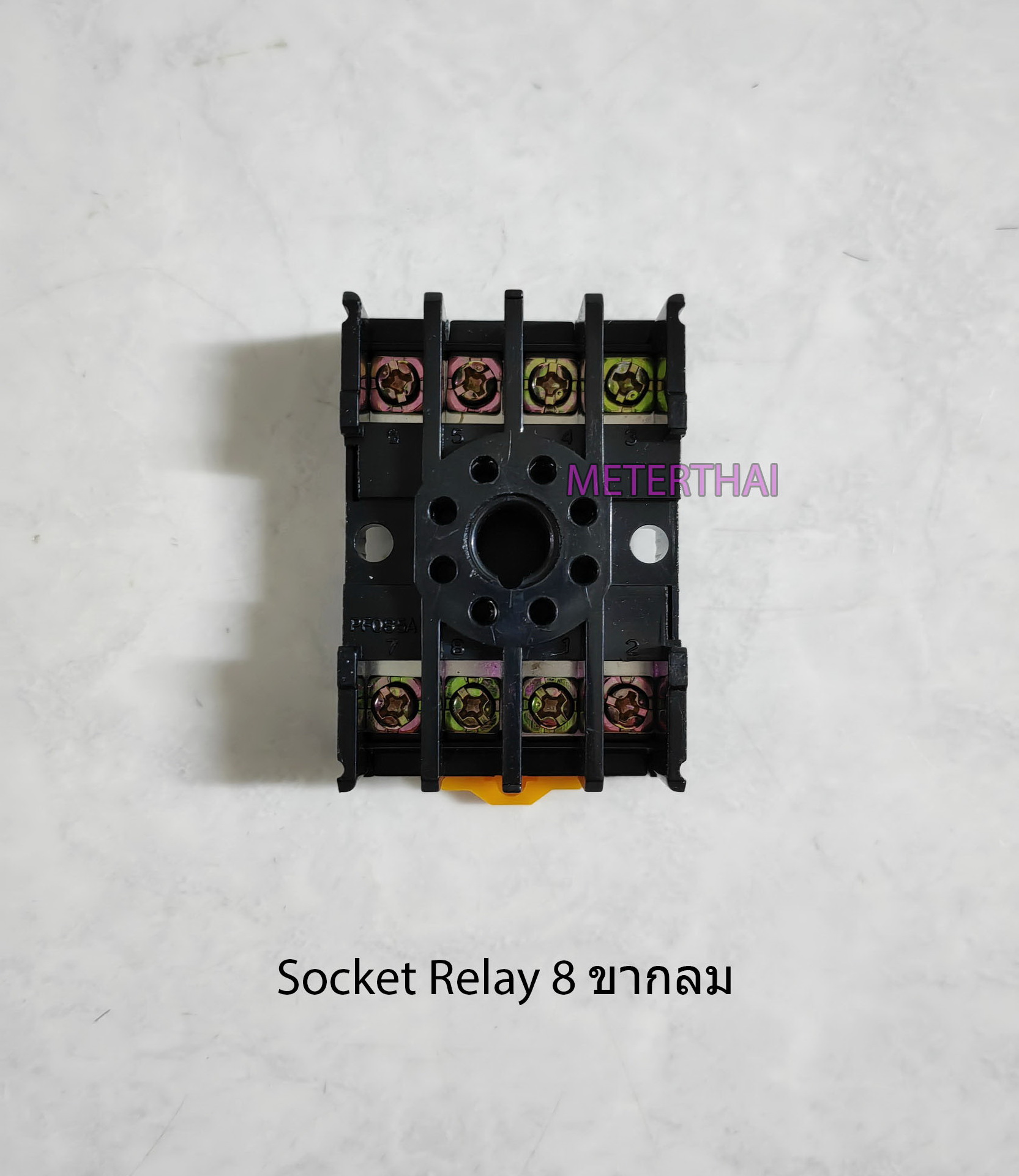 SOCKET 8 ขากลม รุ่น PF085A ขารีเลย์รุ่น H3CR - Meterthai - ThaiPick