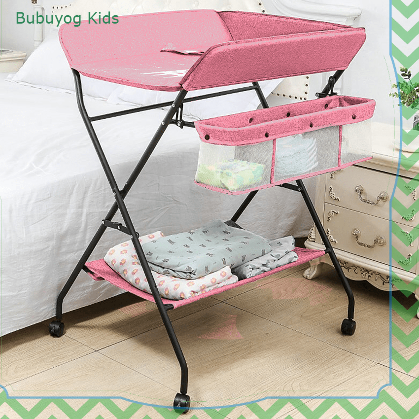Bubuyog Kids Supply Diaper Table Baby Care Folding Table Newborn Baby ...