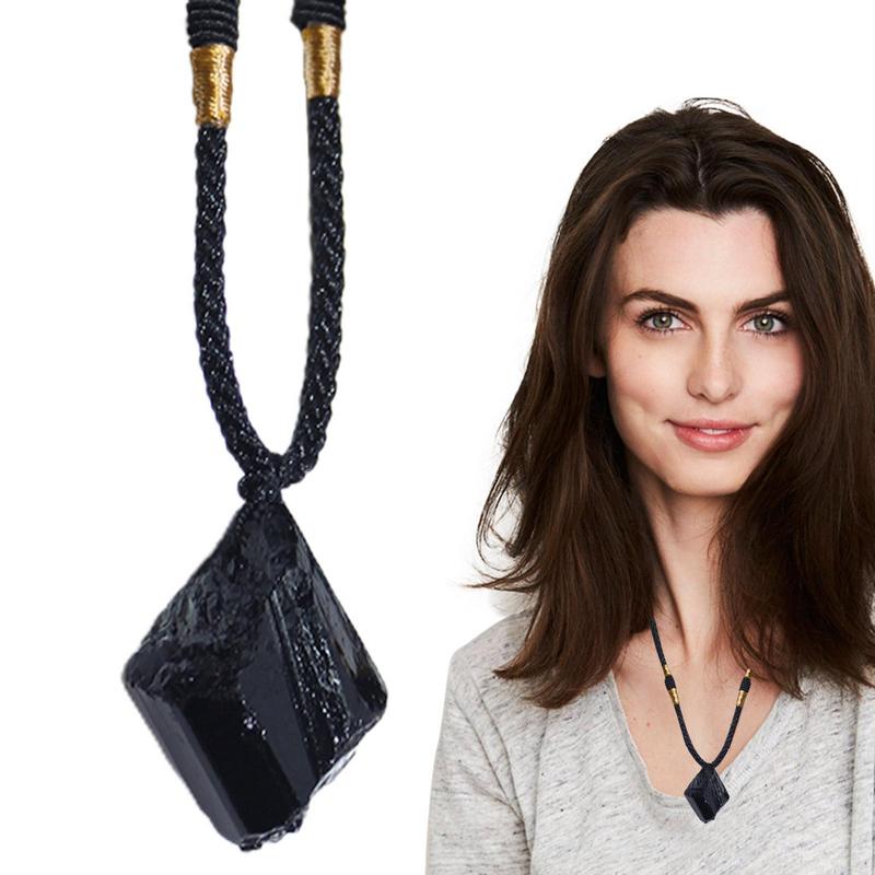 New 1pcs Black Obsidian Hexagram Crystal Lucky Amulet Love Natural ...