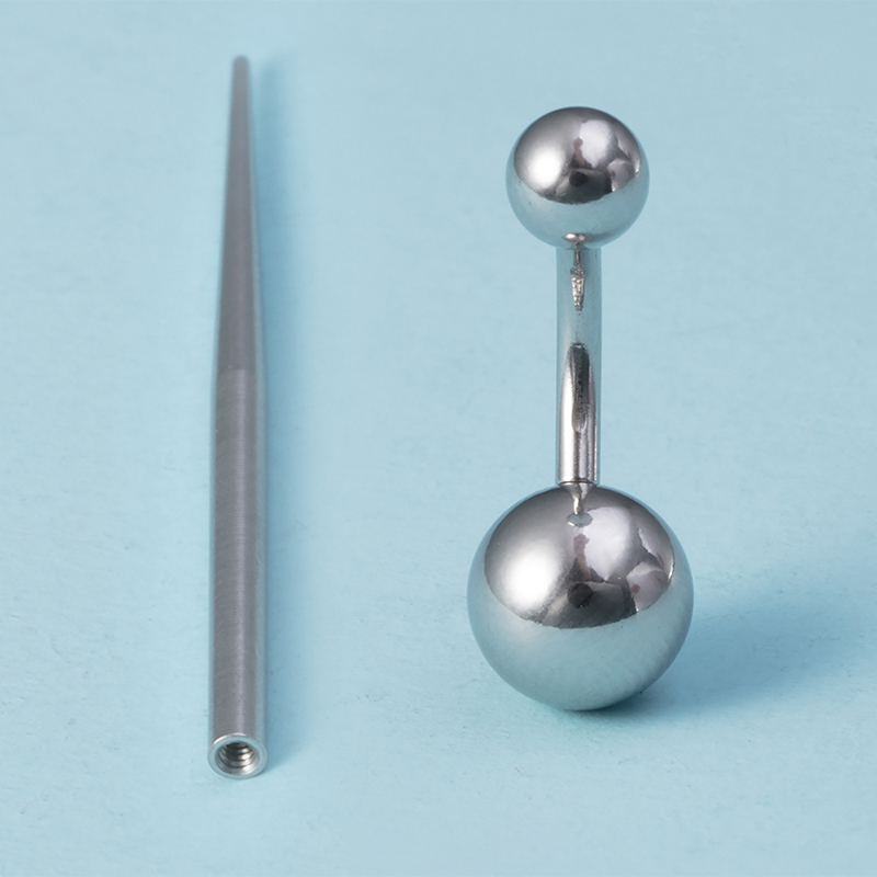 【Get the Perfect Fit】 Body Piercing Kit Surgical Steel Threaded Taper ...