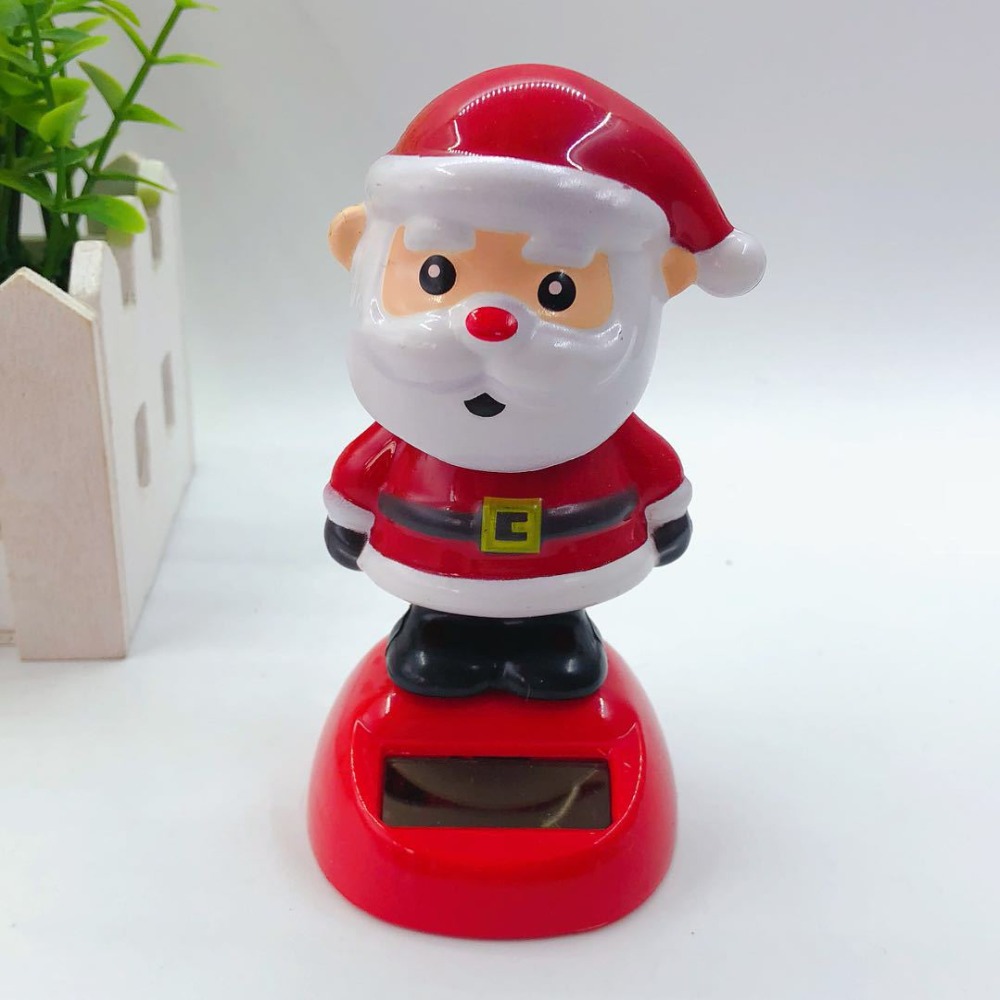 Christmas Gift Elk Christmas Solar Dancing Toys Snowman Penguin Shaking ...