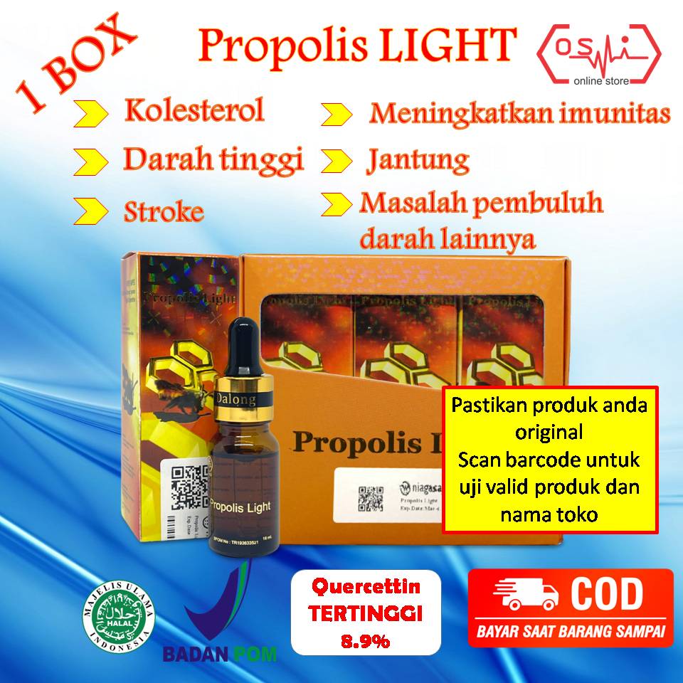 PROPOLIS LIGHT Obat Stroke Obat Jantung Obat Hipertensi 1 Box | Lazada ...